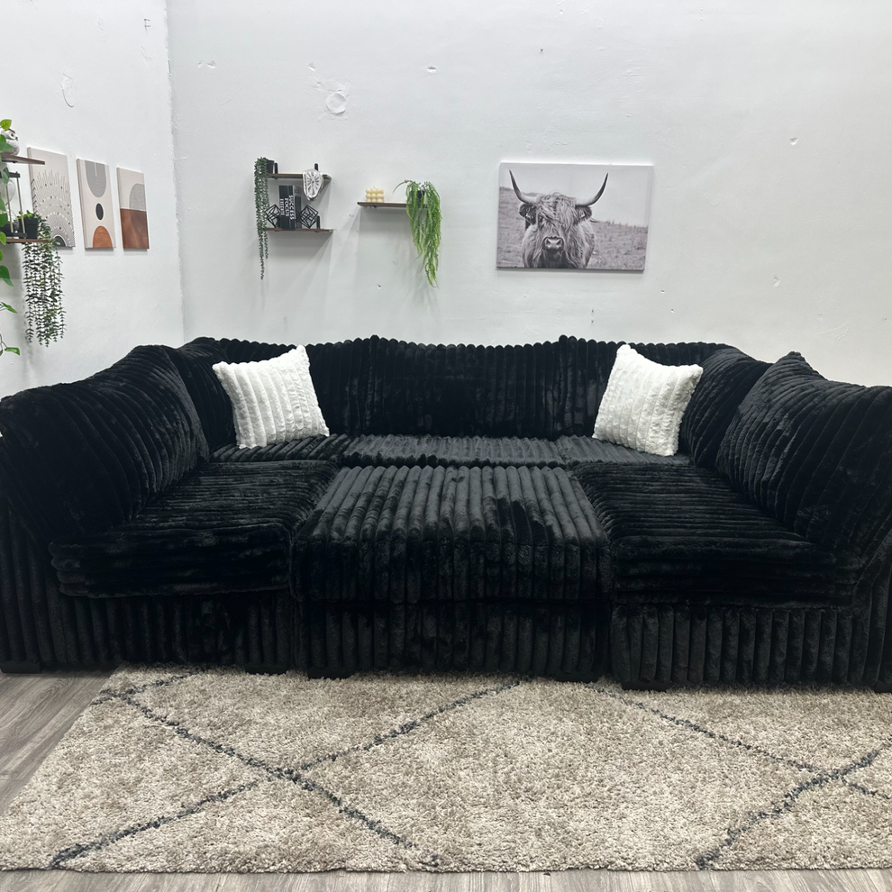 Modular Corduroy Sectional NEW – AZ Couch Depot